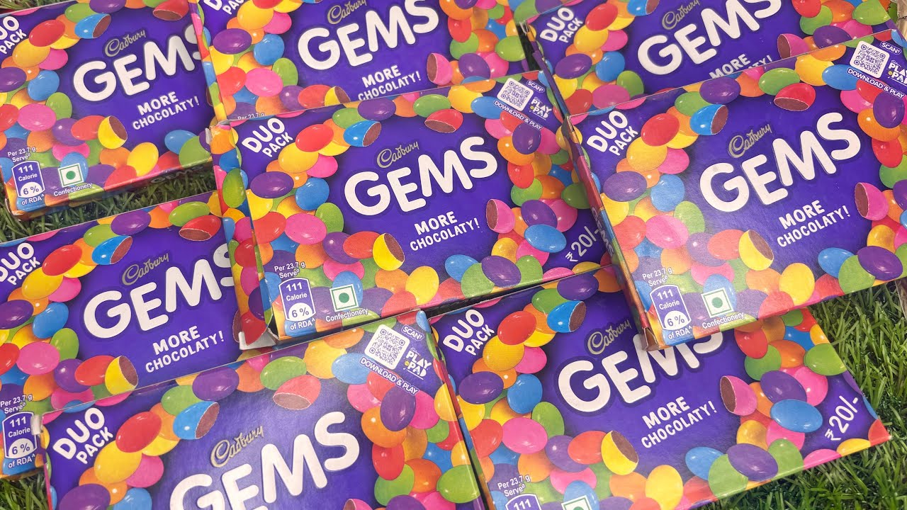 cadbury gems chocolate, gems video, gems chocolate duo pack , Gems # ...