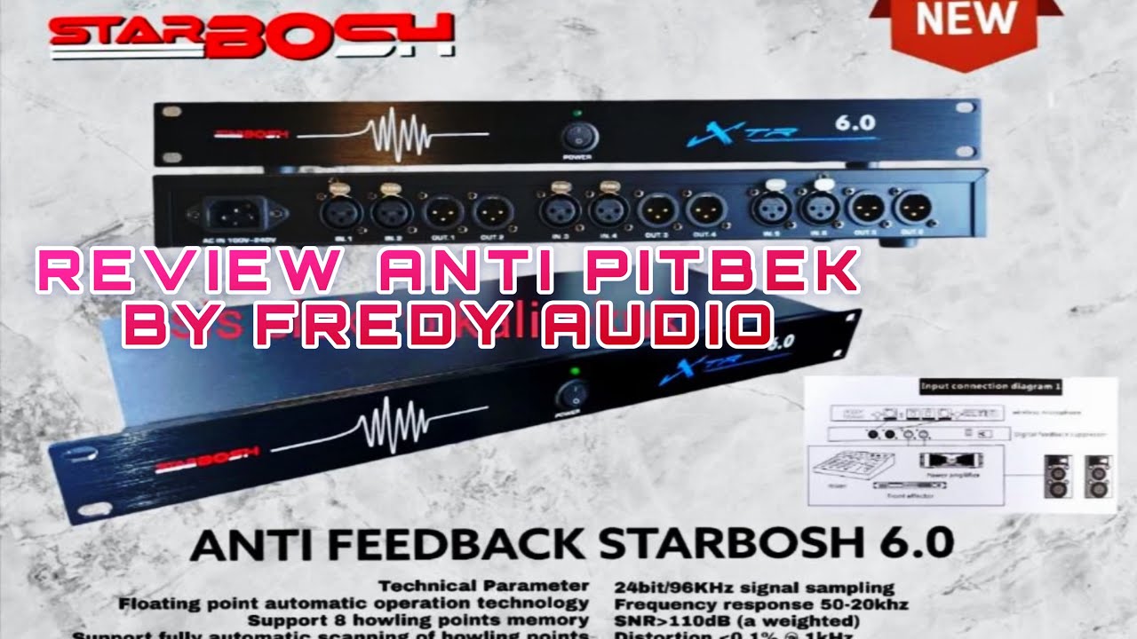 Review Alat Anti Feedback Anti Storing STARBOSH 6.0 - YouTube