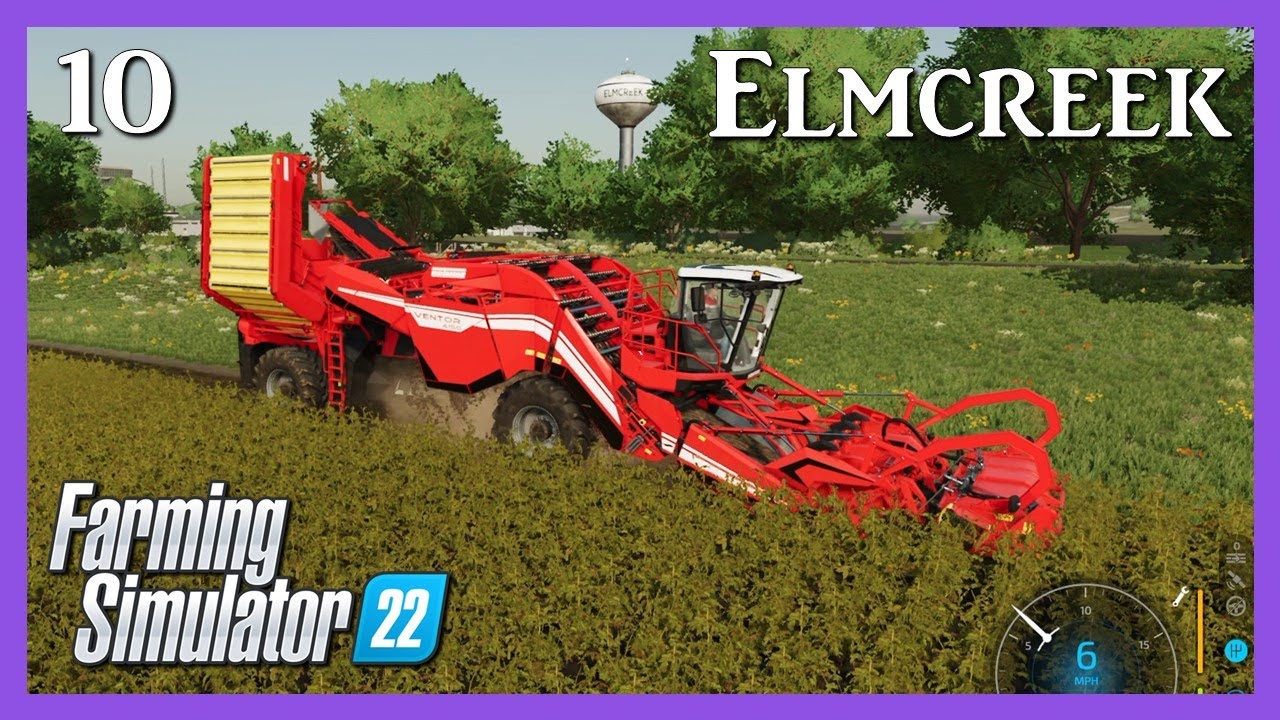 MASSIVE POTATO HARVEST | Farming Simulator 22 | FS22 | Elmcreek ...