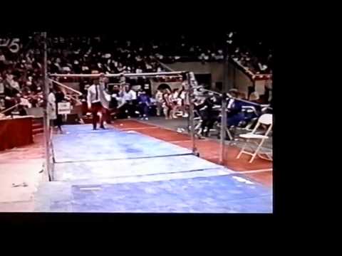 Tina Gymnastics video Uneven bars Hi Mom