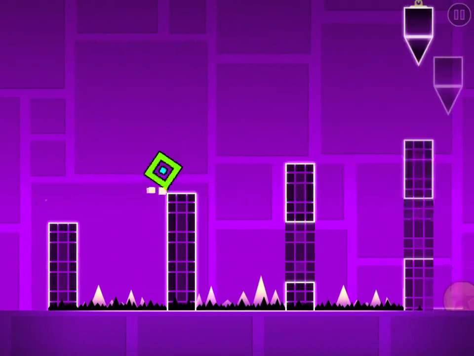 The First Level Past In Geometry Dash - YouTube