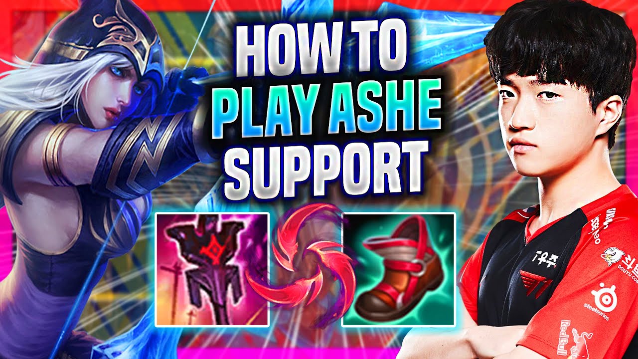 LEARN HOW TO PLAY ASHE SUPPORT LIKE A PRO! - T1 Keria Plays Ashe ...