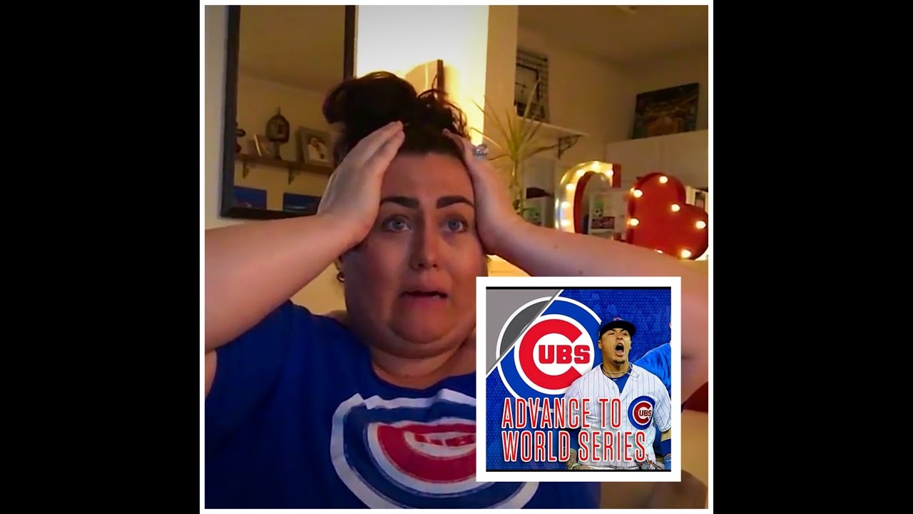 We're going to the World Series Reaction!! CHICAGO CUBS WIN!! HOLY COW ...