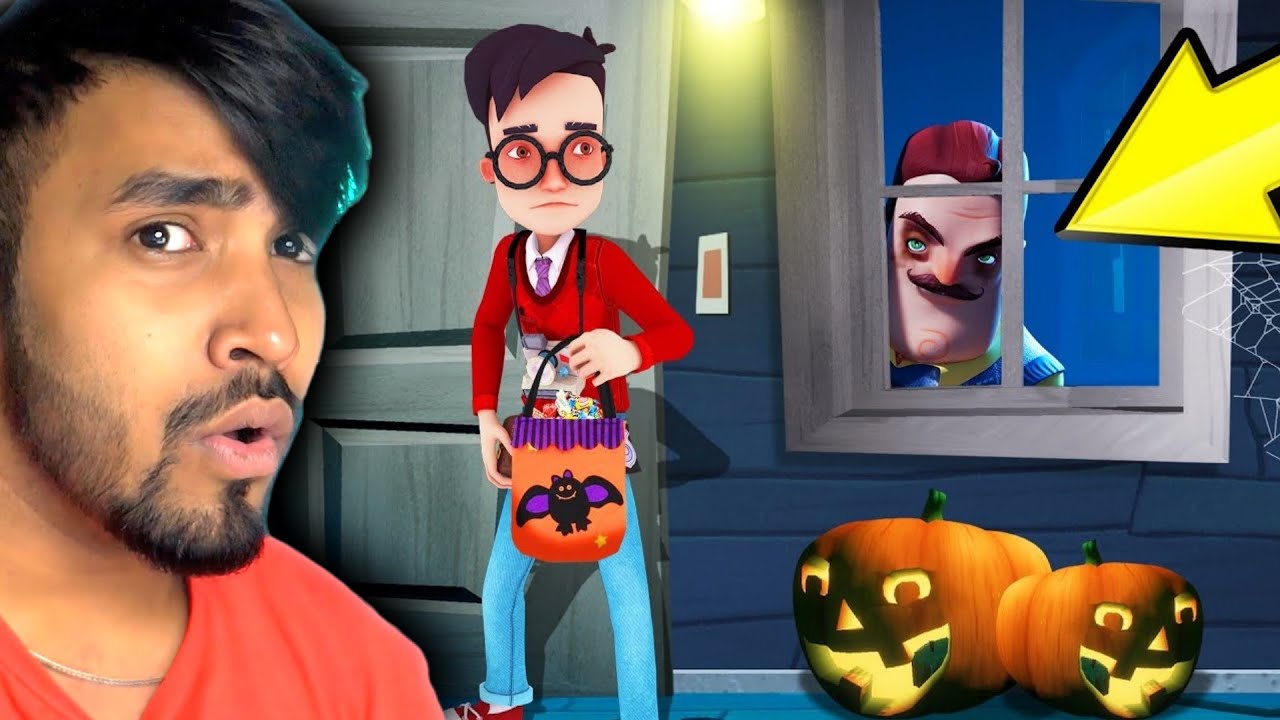 THE NEIGHBOUR UNCLE IS BACK AGAIN - TECHNO GAMERZ HELLO NEIGHBOUR 3 ...