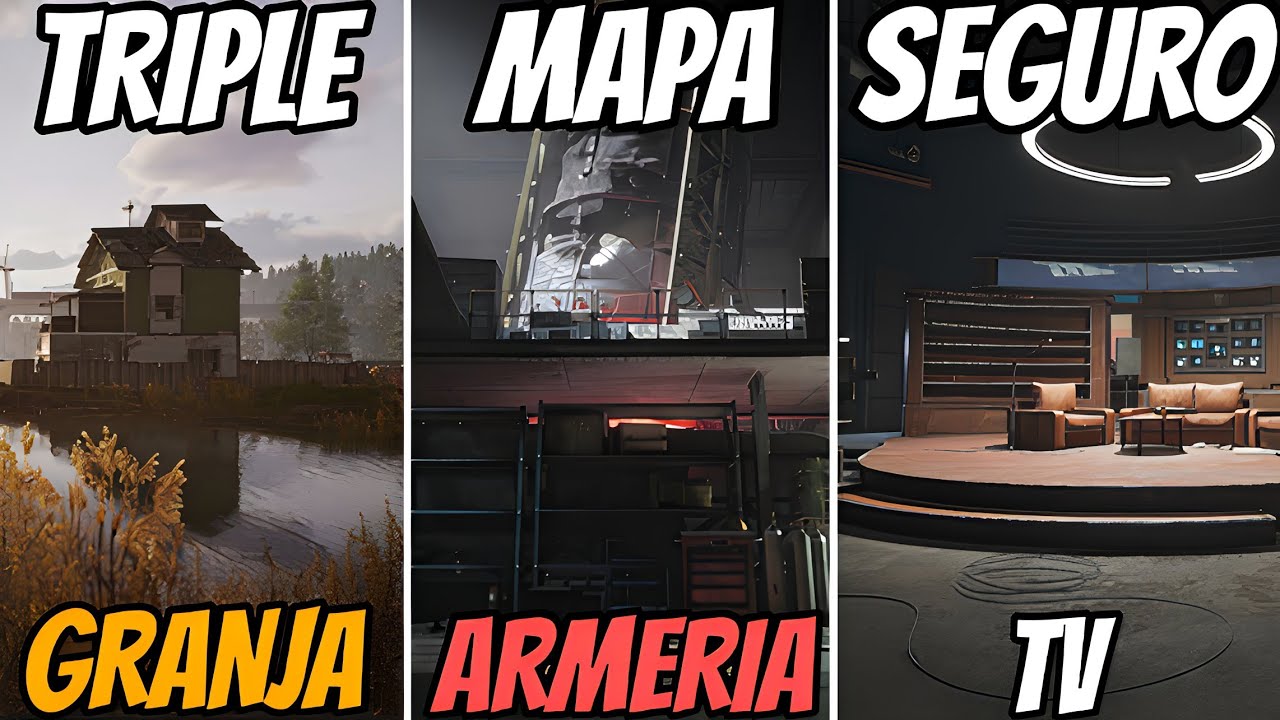 TRIPLE MAPA, TRIPLE PARTIDA EN MODO SEGURO | Arena Breakout | Gameplay ...