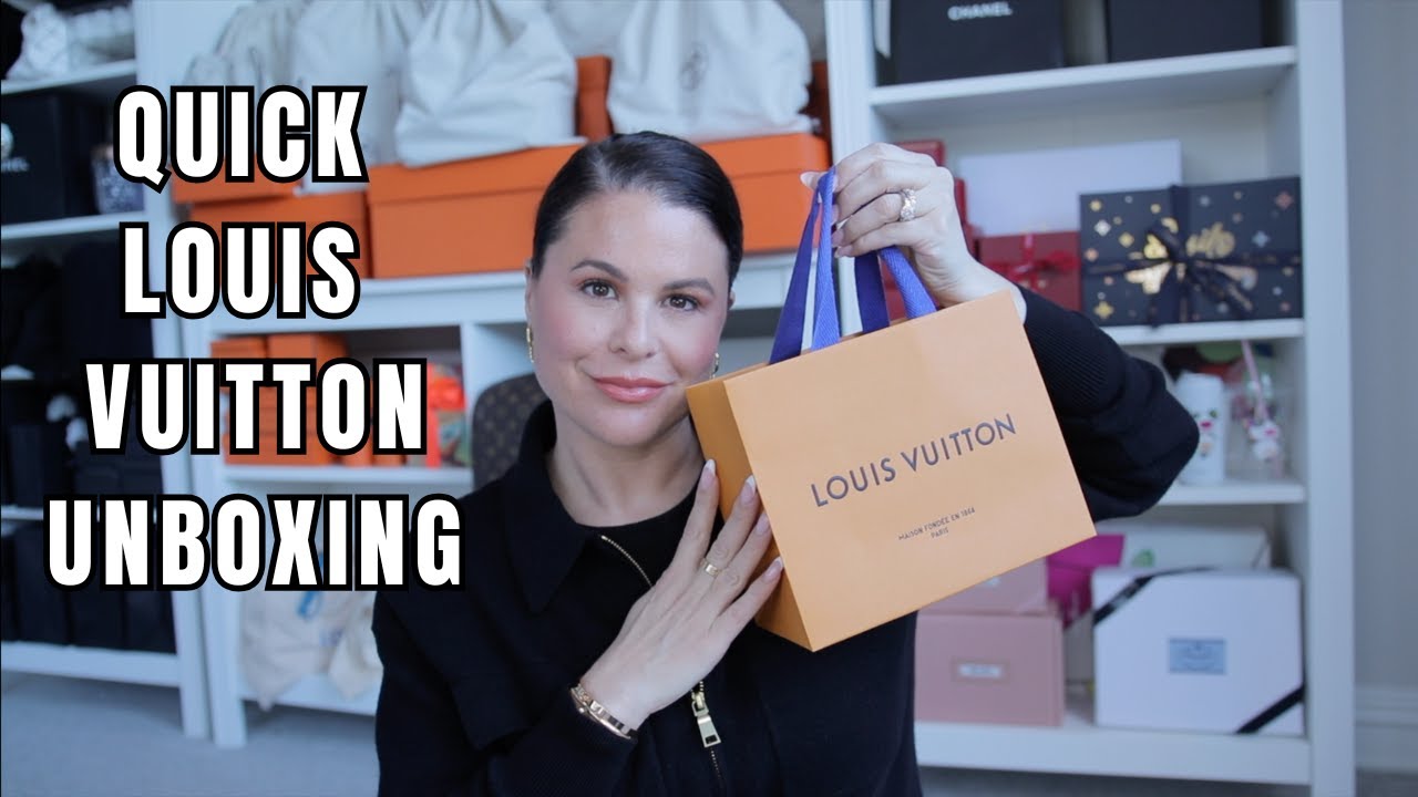 QUICK LOUIS VUITTON UNBOXING| Jerusha Couture - YouTube