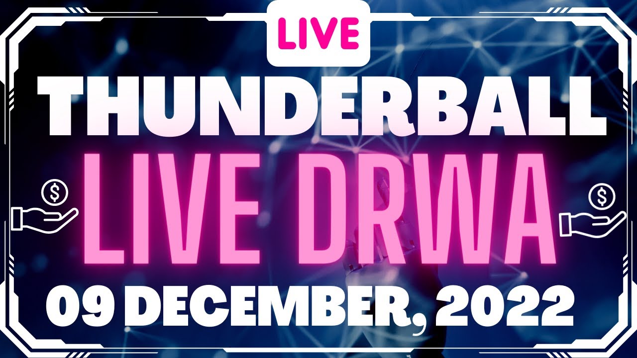 The National Lottery Thunderball Draw Results - From Friday 09 December ...