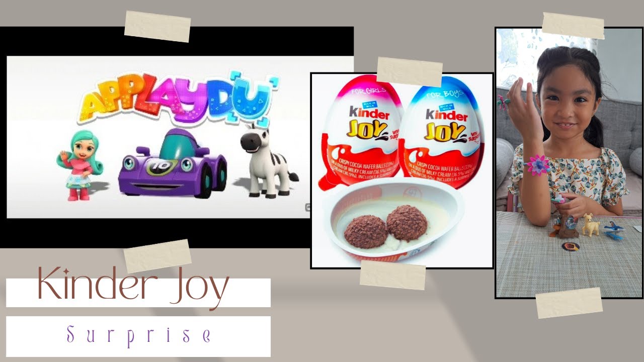 UNWRAPPING KINDER JOY SURPRISES! (CHOCOLATE, TOYS, AND SMILES ...
