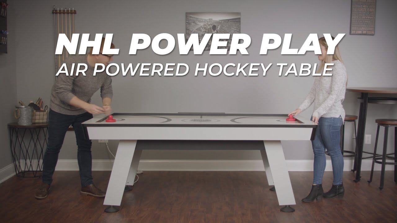 NHL Power Play Hover Hockey Table - YouTube