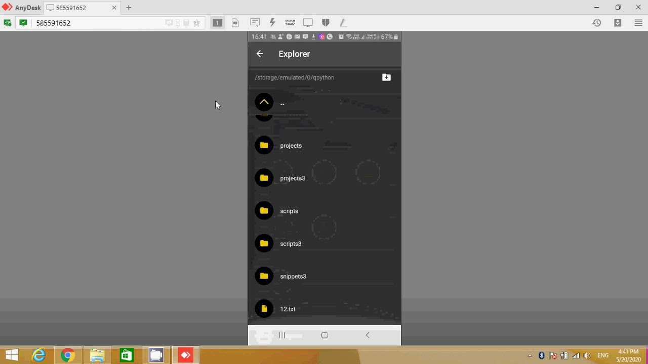 Execution of file handling program through mobile app - YouTube