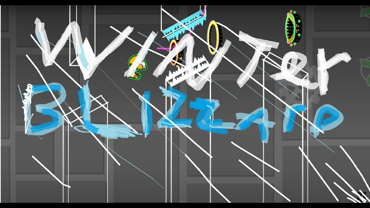 Winter Blizzard Layout by NhathuuGD and more / Geometry Dash - YouTube