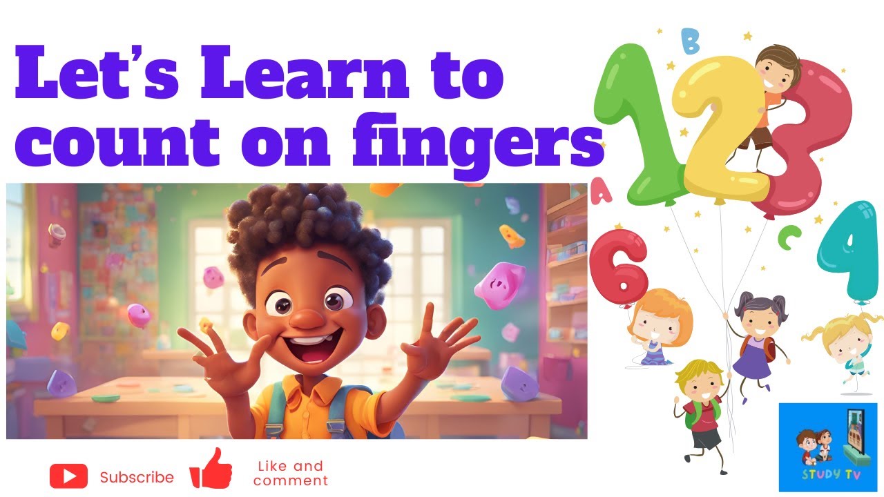 Learn to Count on Fingers! Fun & Easy! By StudyTV. - YouTube