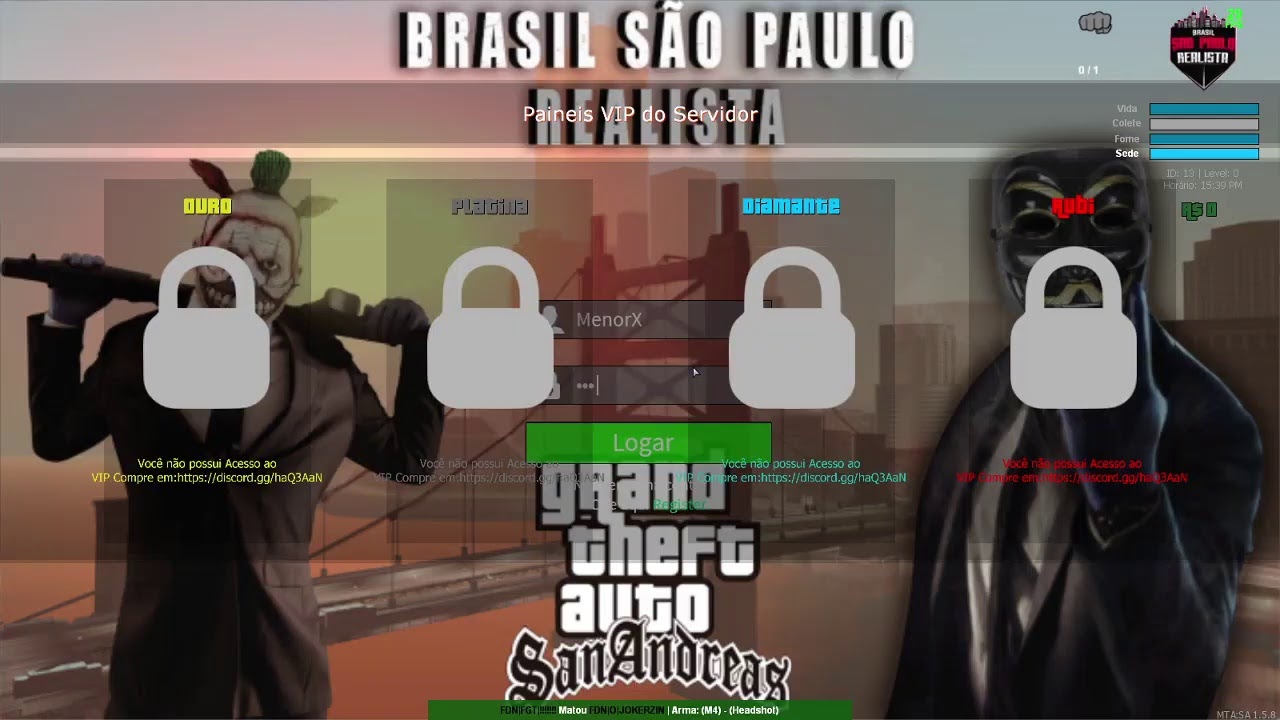GTA MTA RP - RPZINHO NO BSRP, N TENHO MIC ! - FiveM DE POBRE - YouTube
