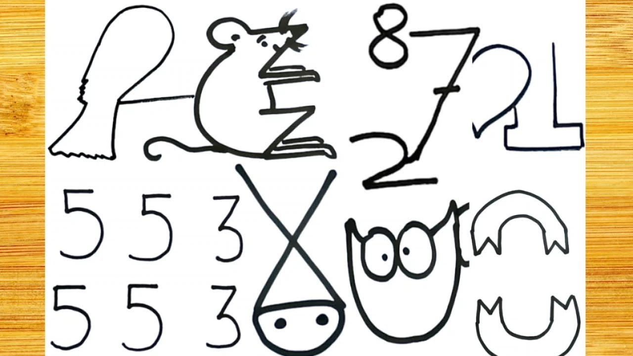 easy drawing tricks. simple drawing tutorials and tips #01 paintings | step by step drawing ...