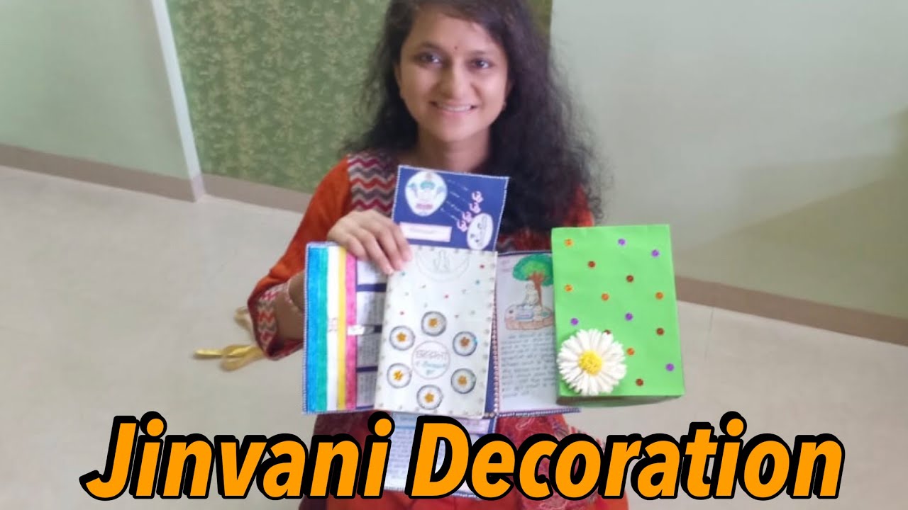 Jinvani decoration | Chahdhala | By Meenal Bobra | - YouTube