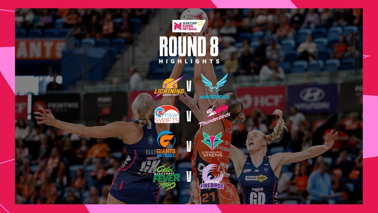 Suncorp Super Netball Highlights | Round 8 2025 - YouTube