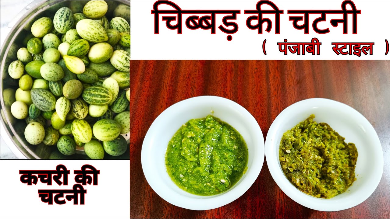 Chibad Di Chatni | ਚਿਬੱੜਾ ਦੀ ਚਟਣੀ | चिब्बड़ की चटनी |Kuchri ki Chatni ...
