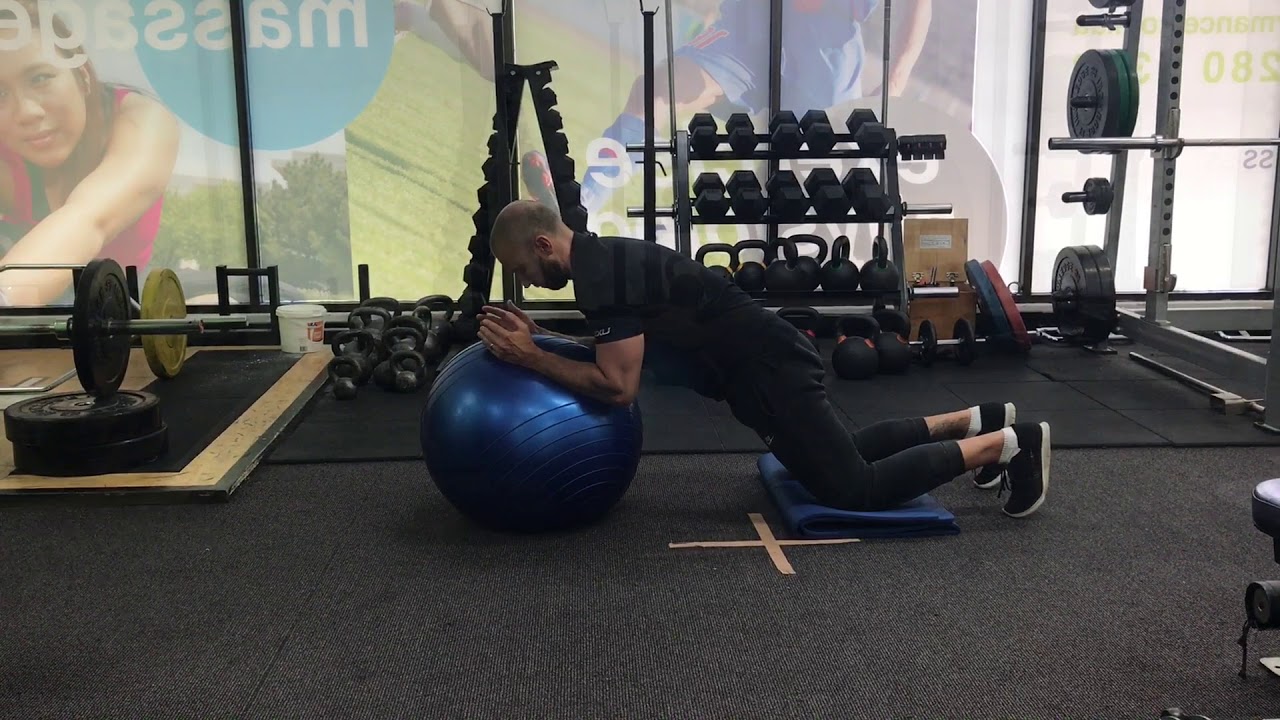 Ball Hybrid Plank Stir-The-Pot Exercise For Core Stability - YouTube