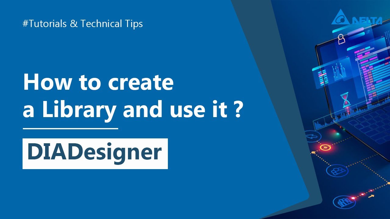 DIADesigner - How to Create a Library and Use It - YouTube