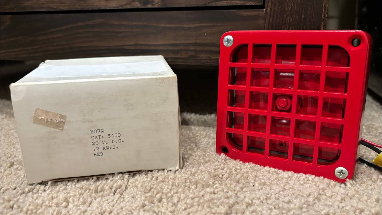 Unboxing NOS Faraday 5450 Fire Alarm Horn - YouTube