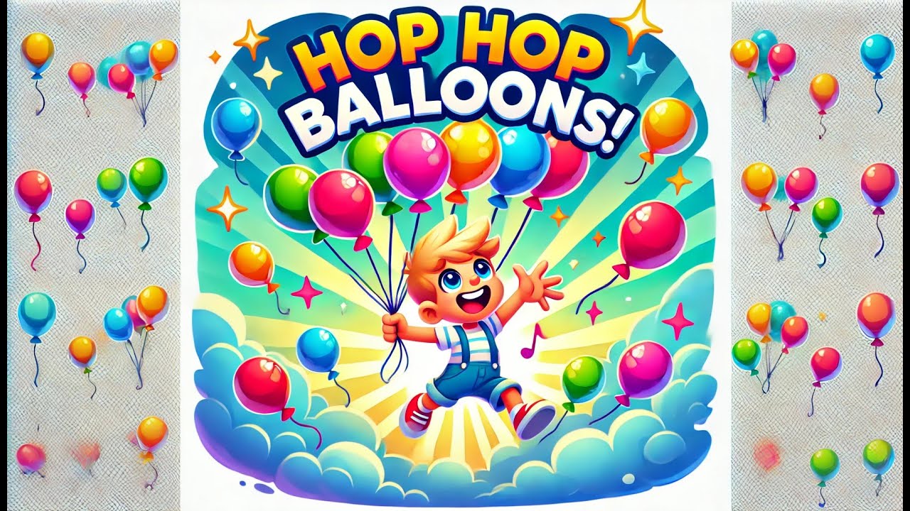 Hop Hop Balloons 2🎈 | Joyful Children's Song - YouTube