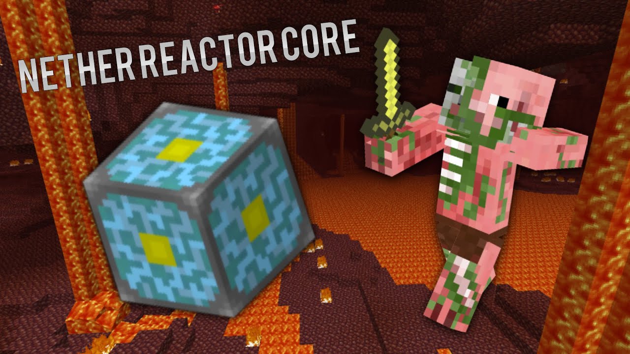Nether Reactor Core In MCPE - YouTube