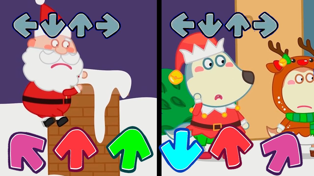 Wolfoo & Lucy vs Santa Claus in Friday Night Funkin' - YouTube