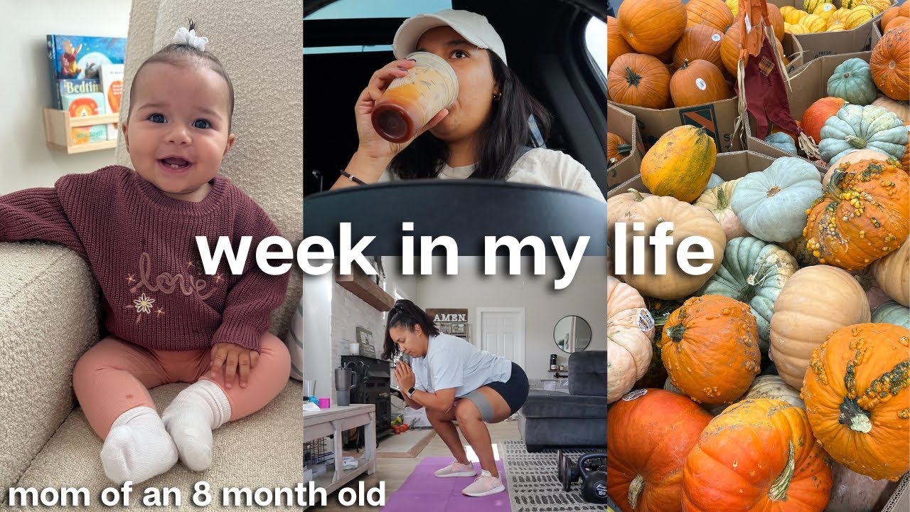 week in my life as a mom 💕 8 months old, making chili, Walmart hauls ...