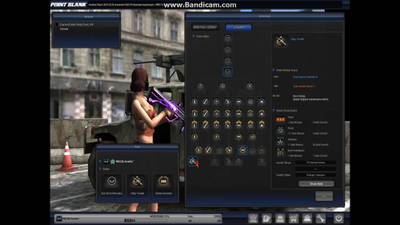 Point Blank Türkiye Hertürlü(AUG,P90,KRİS,L11) Silah İçin Ünvan ...