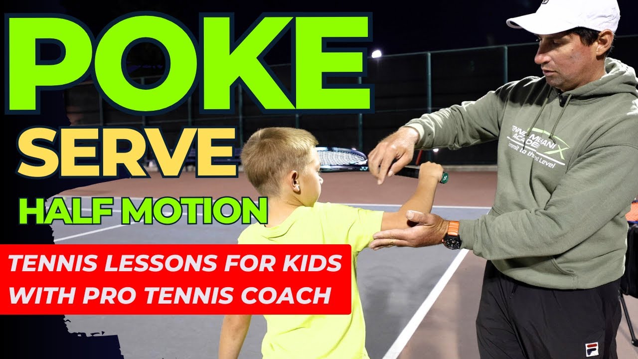Half Motion Beginners Serve | Poke Serve - YouTube