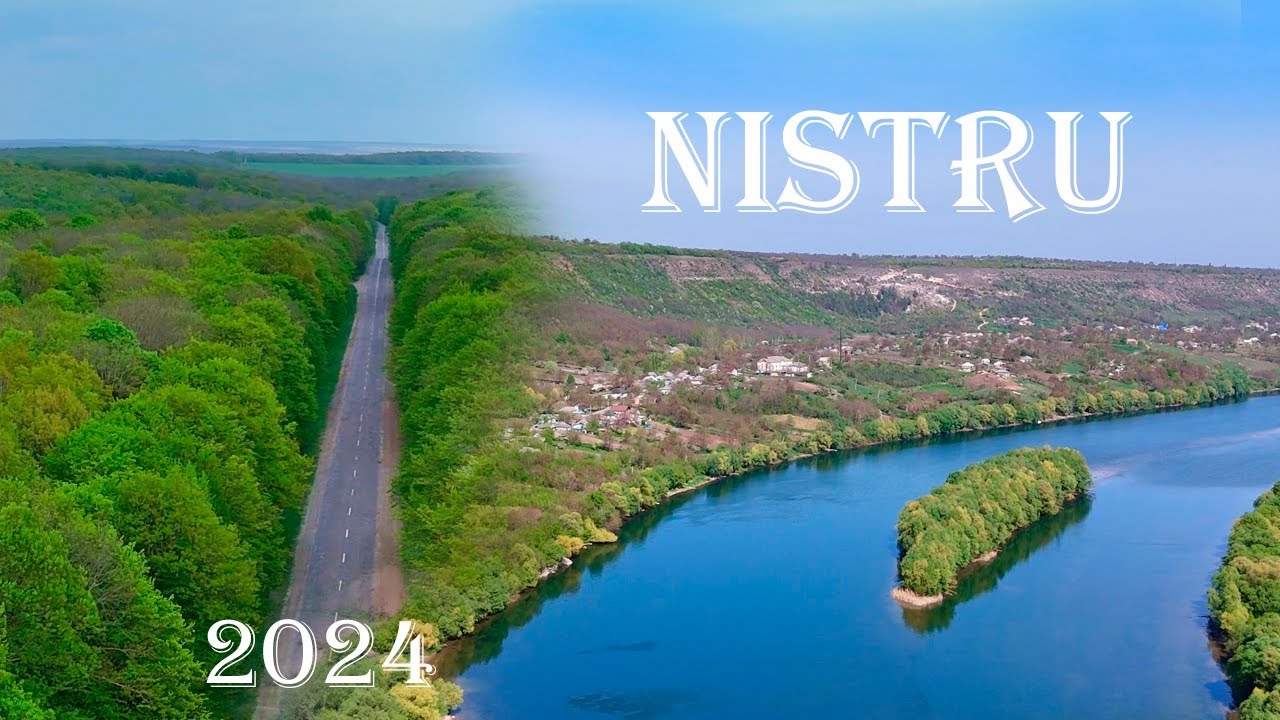 Nistru, privit de la inaltime. 4k - YouTube