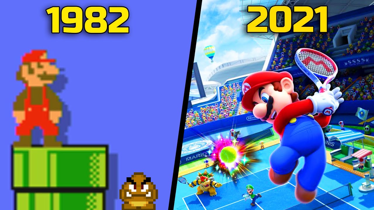 2021 - 1982 Evolution Super Mario Games - YouTube