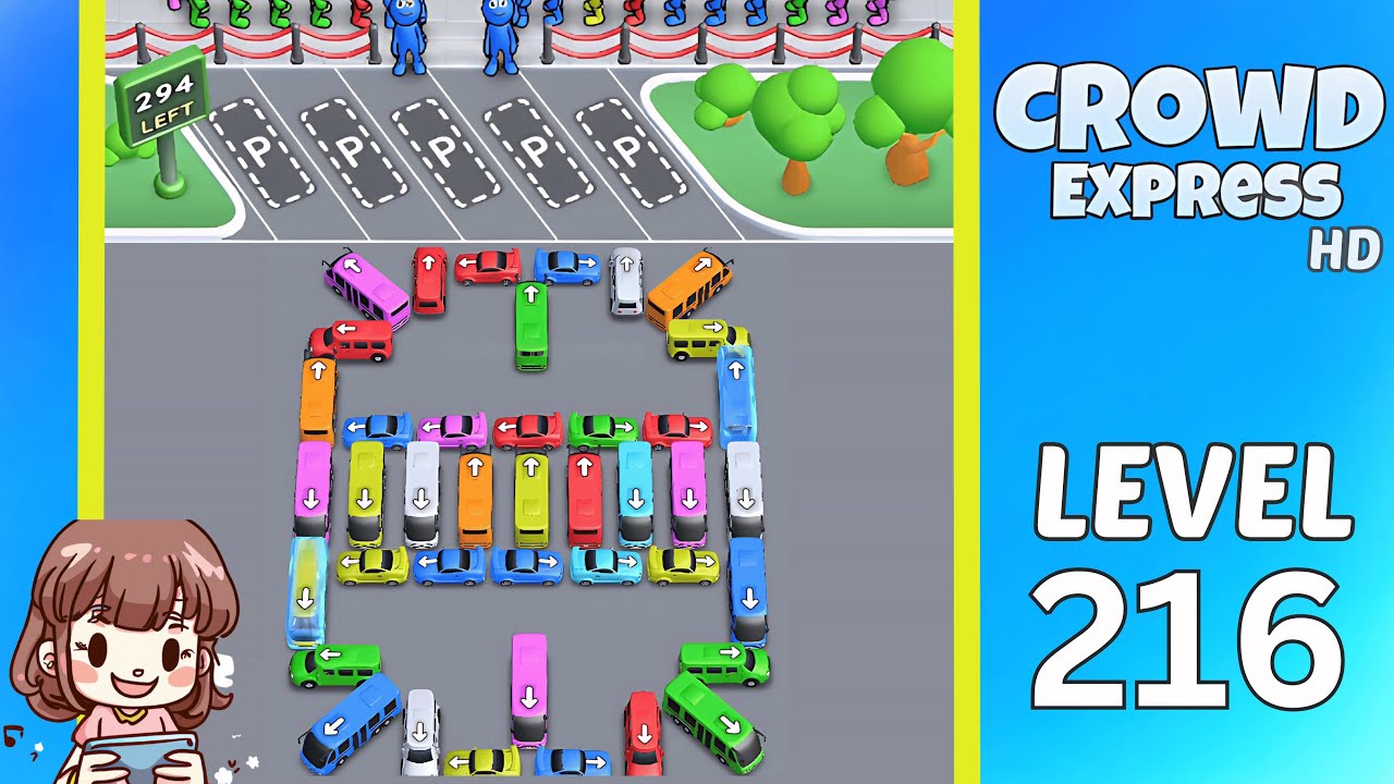 Crowd Express Level 216 Solution Walkthrough - YouTube