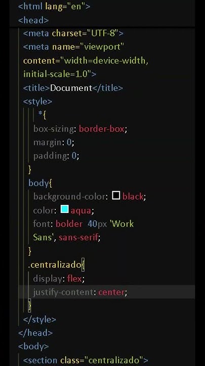 Como centralizar com Flexbox em HTML + CSS! #Shorts - YouTube