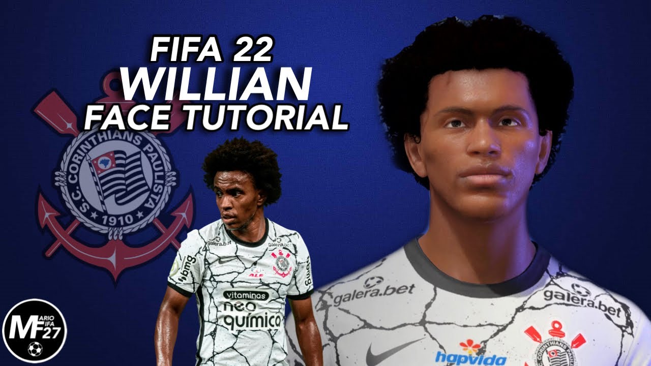 FIFA 22 | WILLIAN FACE (Tutorial) | Corinthians - YouTube