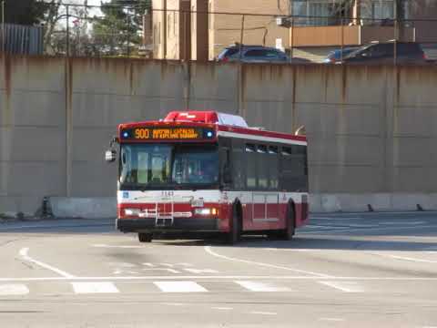 TTC Orion VII HEV 1143 (Route 900 Airport Express) - YouTube