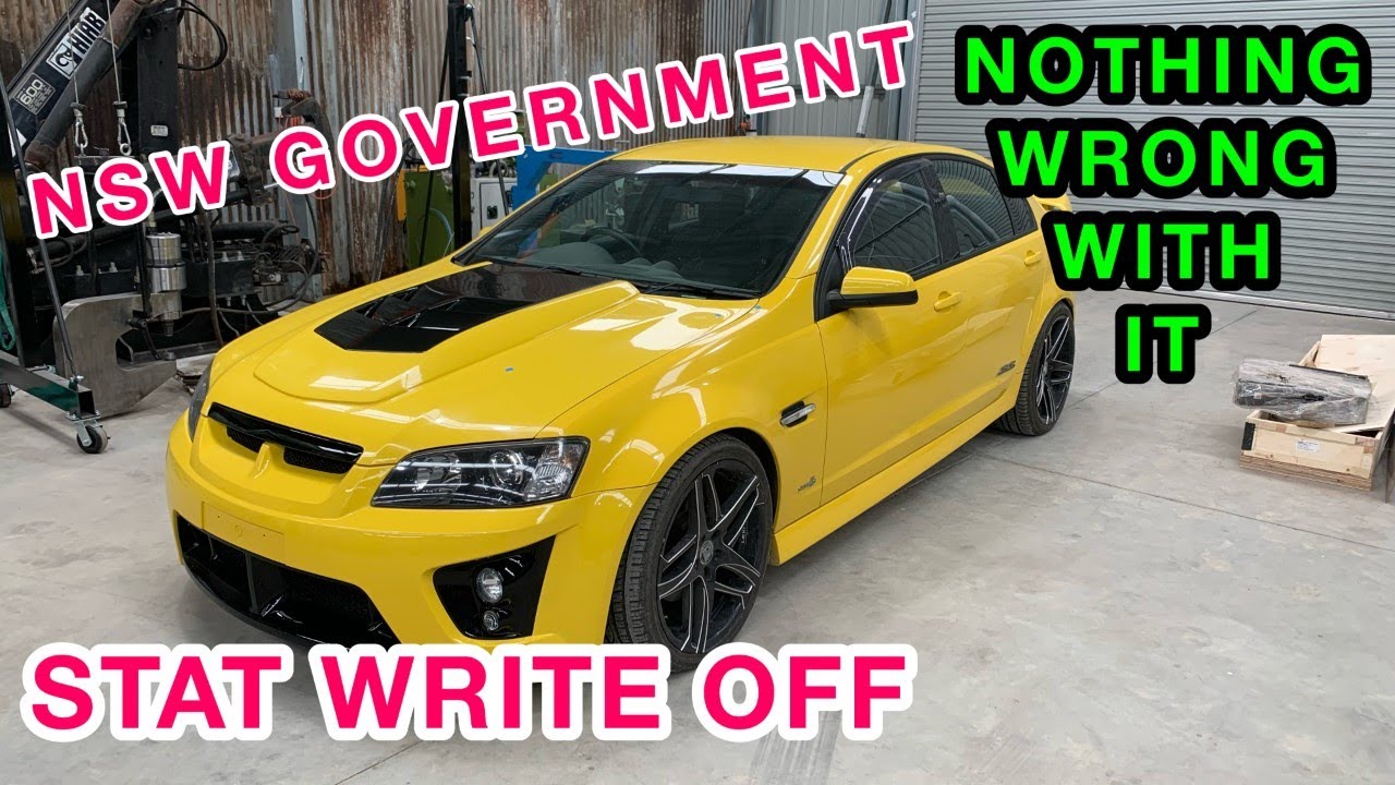 SS Commodore, Donor car. Statutory Write off. New South Wales. - YouTube