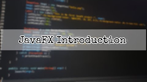 JavaFX - YouTube