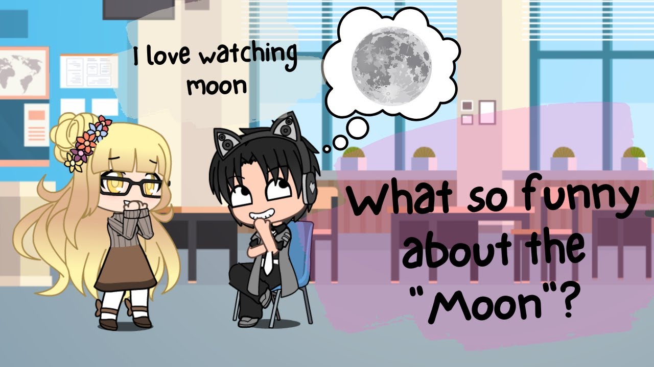 Watching Moon | Gacha Life Skit - YouTube
