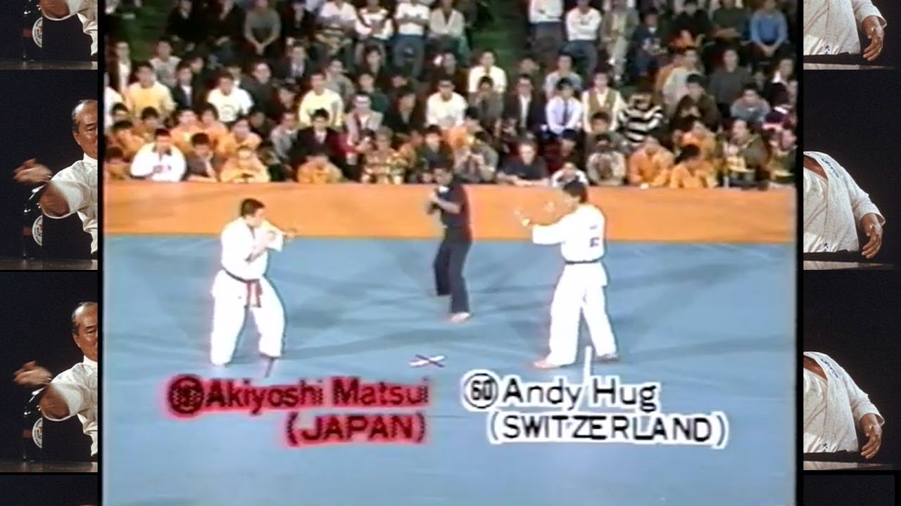 The 4th World Open Karate Tournament 1987 Final Match - Shokei Matsui ...