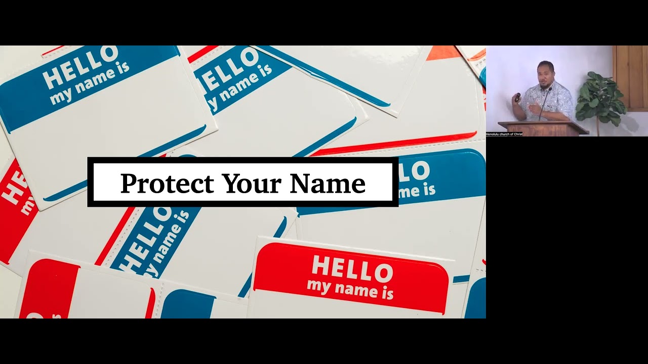 Protect Your Name - YouTube