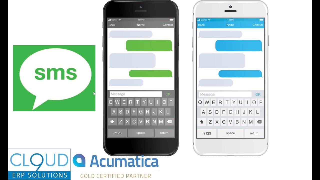 Acumatica 2019 R2 - SMS Text Message Notification Integration - YouTube