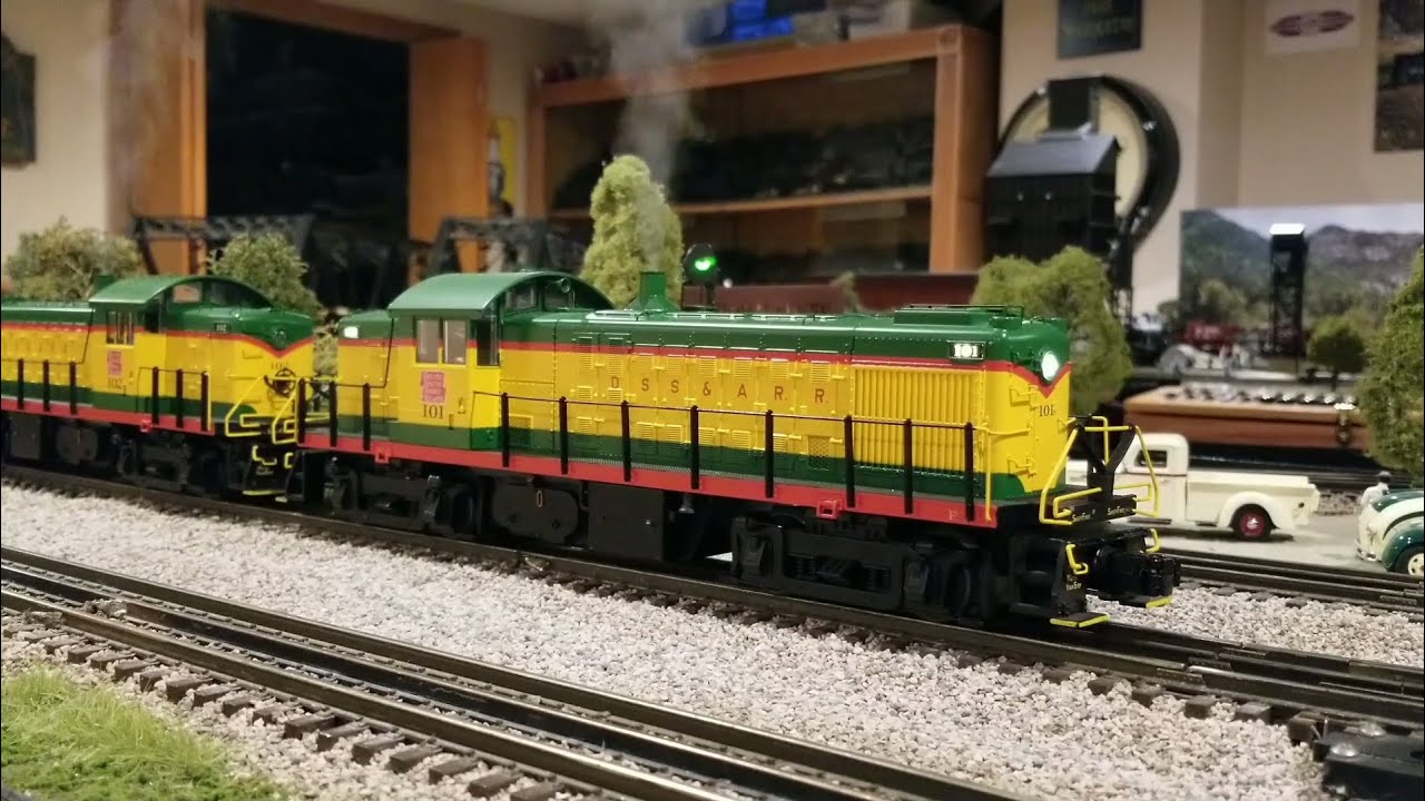 MTH RailKing Scale DSS&A RS1 #101 (Pat's Trains Custom Run) - YouTube