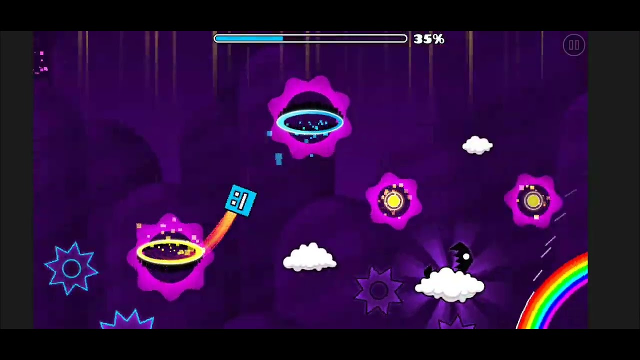 Geometry Dash level 19 "Geometrical Dominator" - YouTube