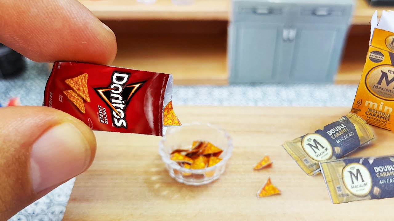 Satisfying Opening Miniature Food Packages | ASMR Mini Foods Opening ...