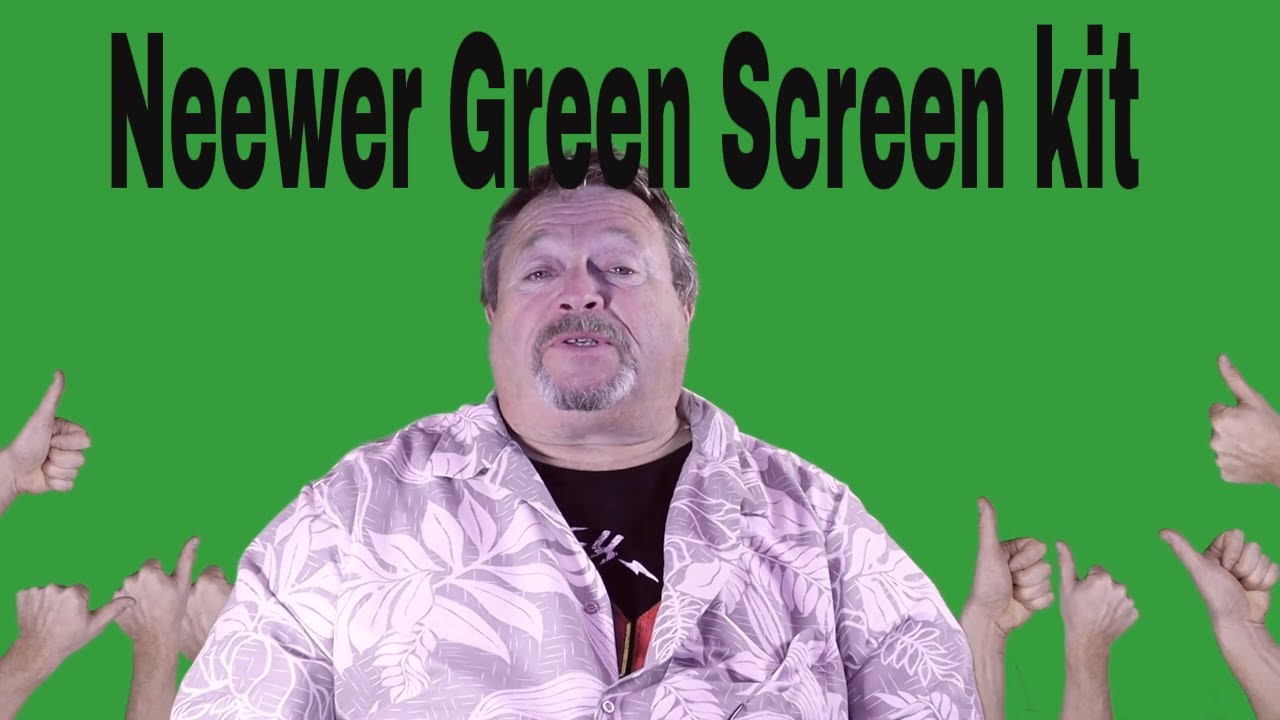 Neewer Green Screen kit unboxing and setup - YouTube