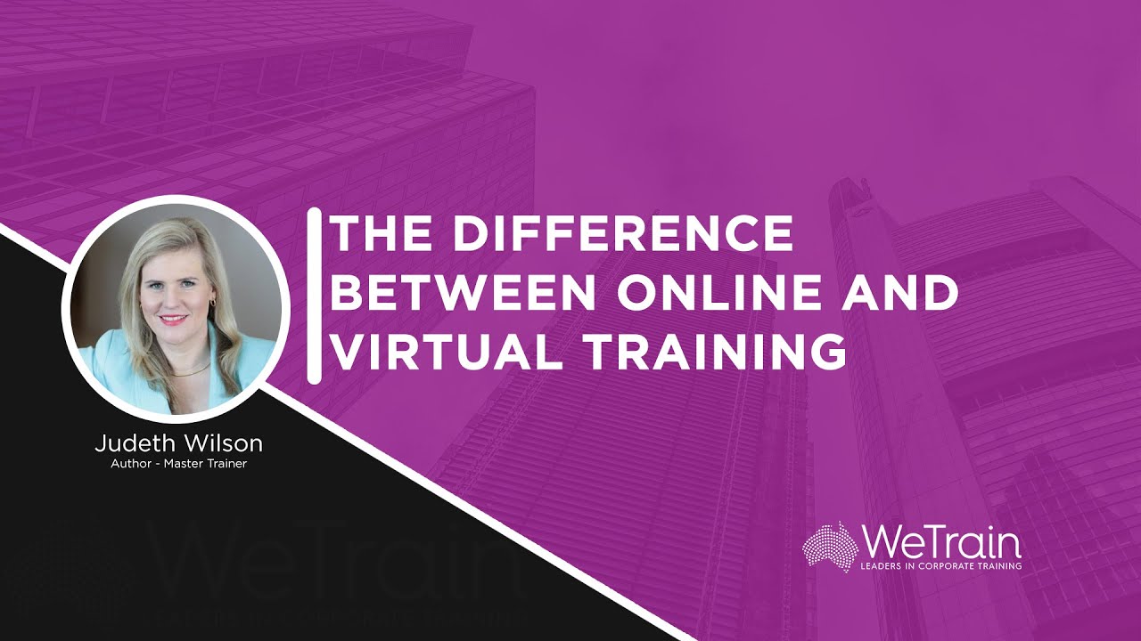 The Difference Between Online and Virtual Training - YouTube