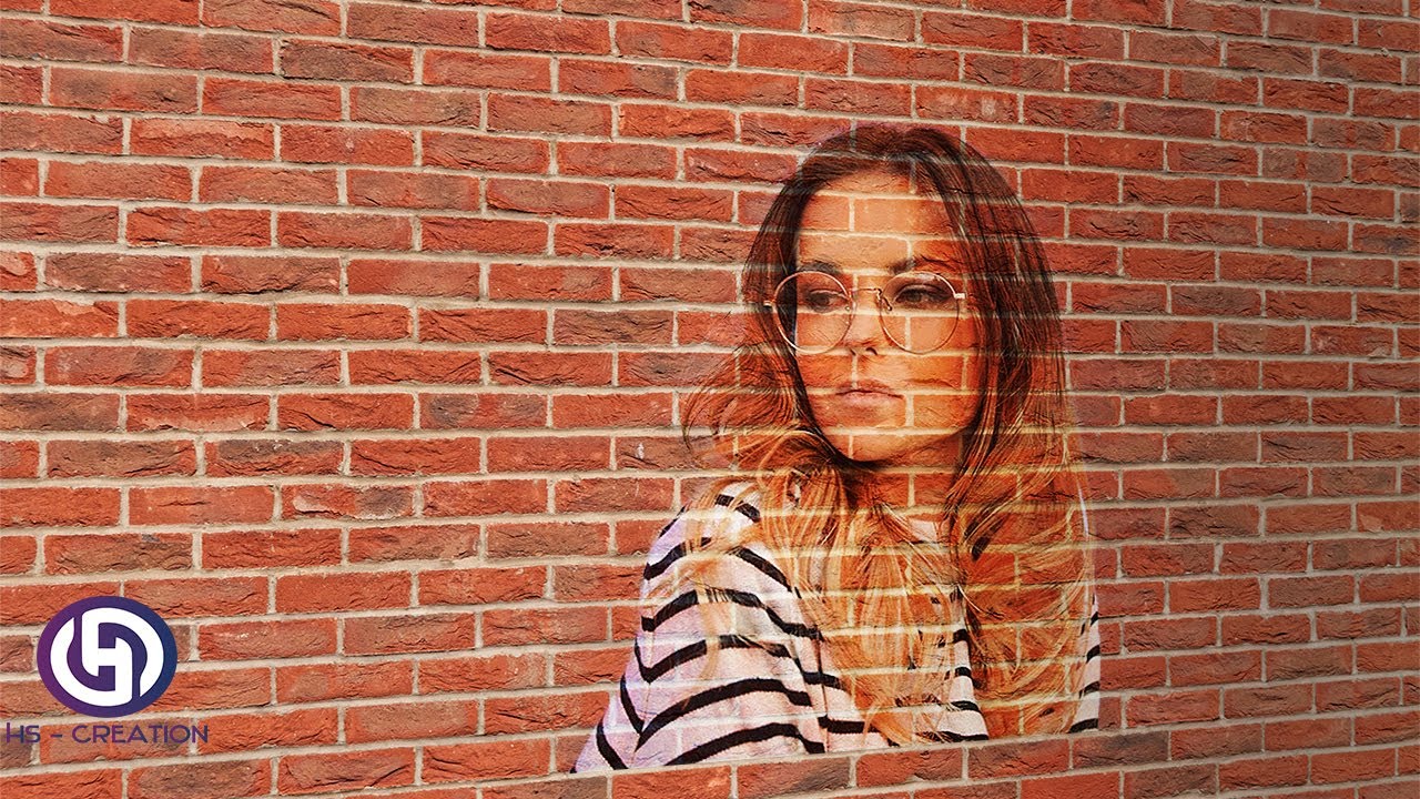 How to Transform a Photo into Brick Wall Portrait Photoshop 2020 |Photoshop Tutorials By HS ...