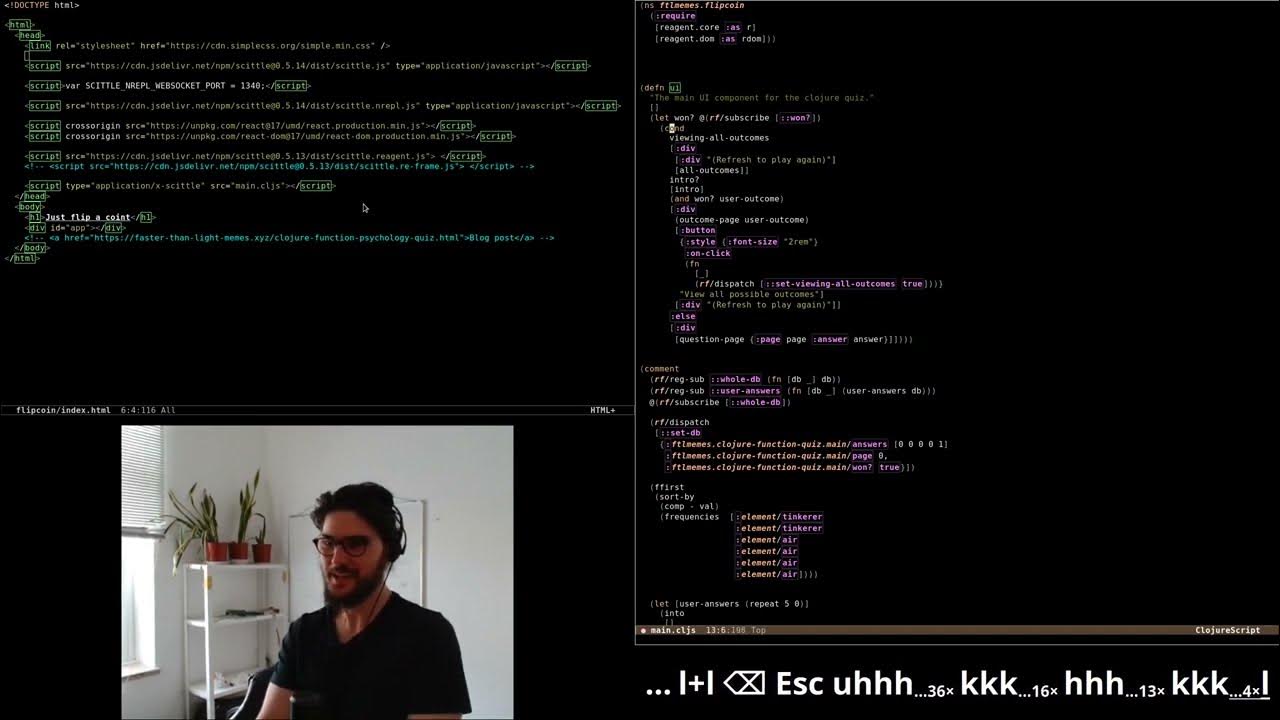 Emacs Lispy Meow Clojure Programming Screencast Youtube