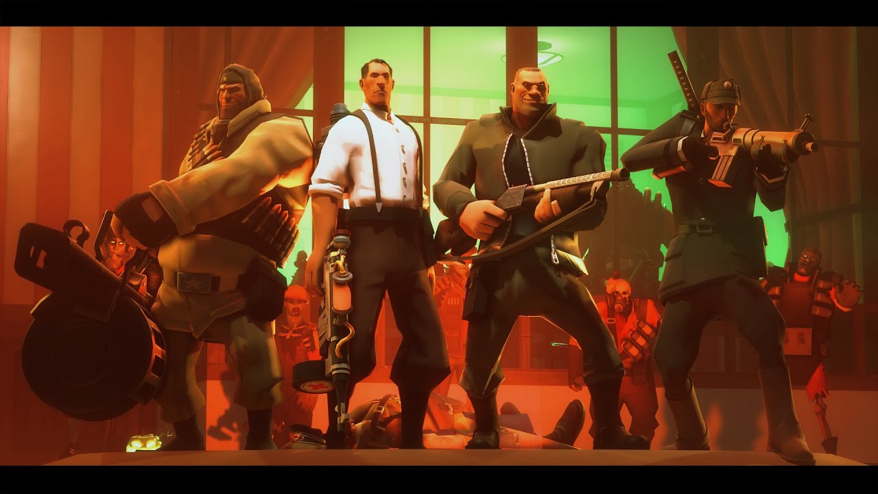 Team fortress 2 con el modo de zombies de COD zombies. Simplemente ...